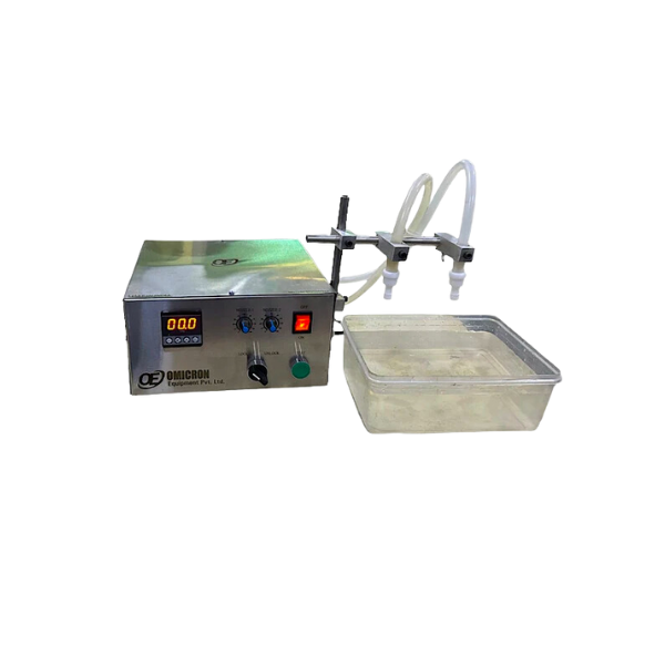 Double Nozzle Liquid Filling Machine - OMICRON EQUIPMENT PRIVATE LIMITED